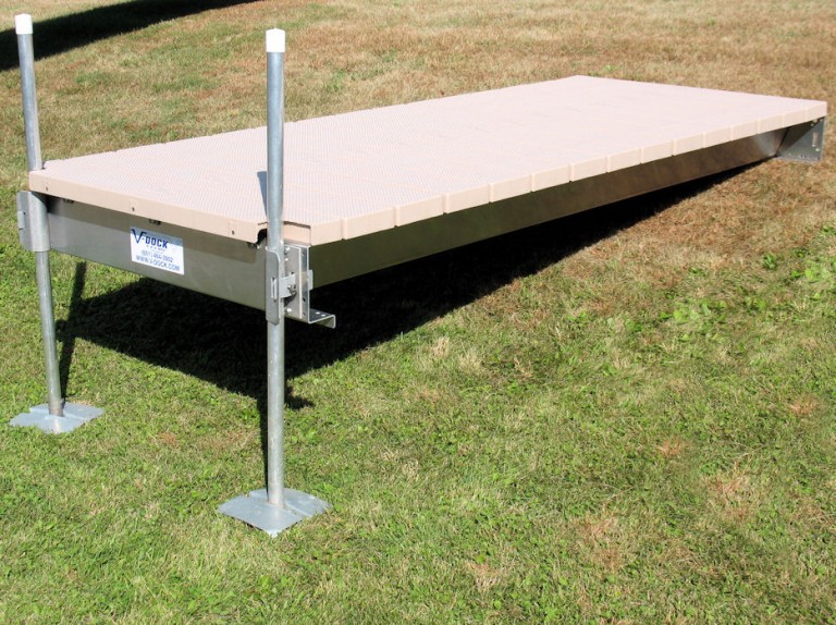 10' Sections | Roll in Float Boat Slip Configurations | V-Dock