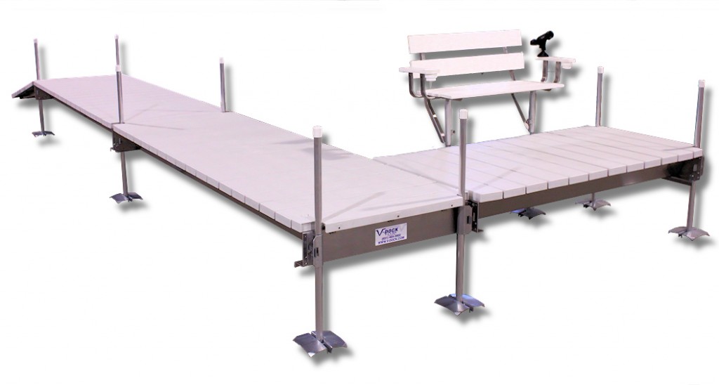 10' Sections | Roll in Float Boat Slip Configurations | V-Dock