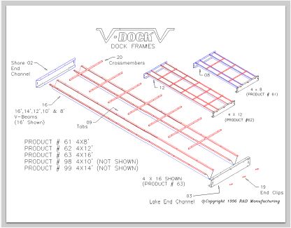 Easy Install Portable Boat & Lake Docks & Dock Systems | V-Dock