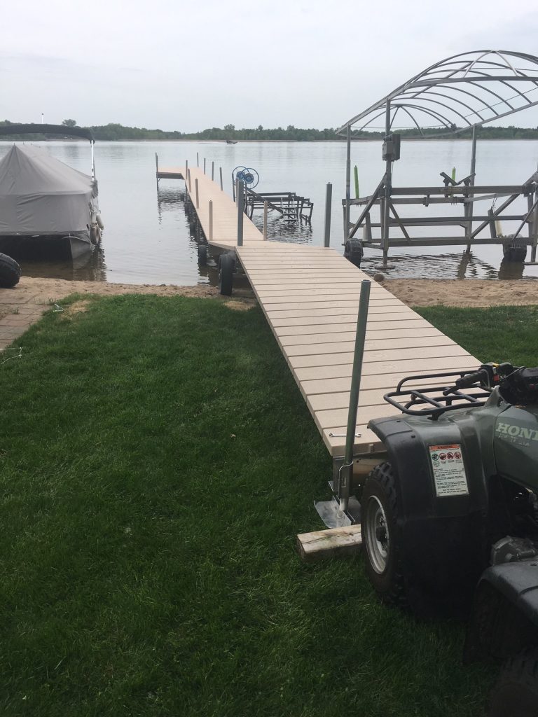 Aluminum Roll In Boat Docks for Sale | V-Dock