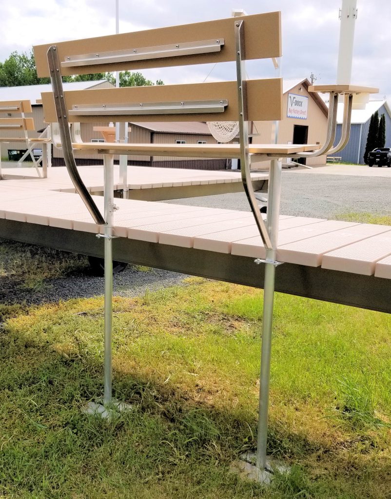 Side Mount Bench - V-Dock - R&D Manufacturing Inc