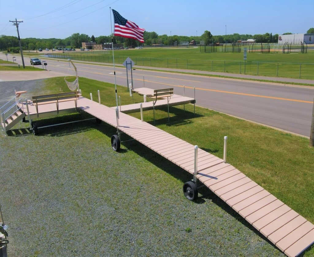 Scratched, Dented & Demo Docks - V-Dock - R&D Manufacturing Inc